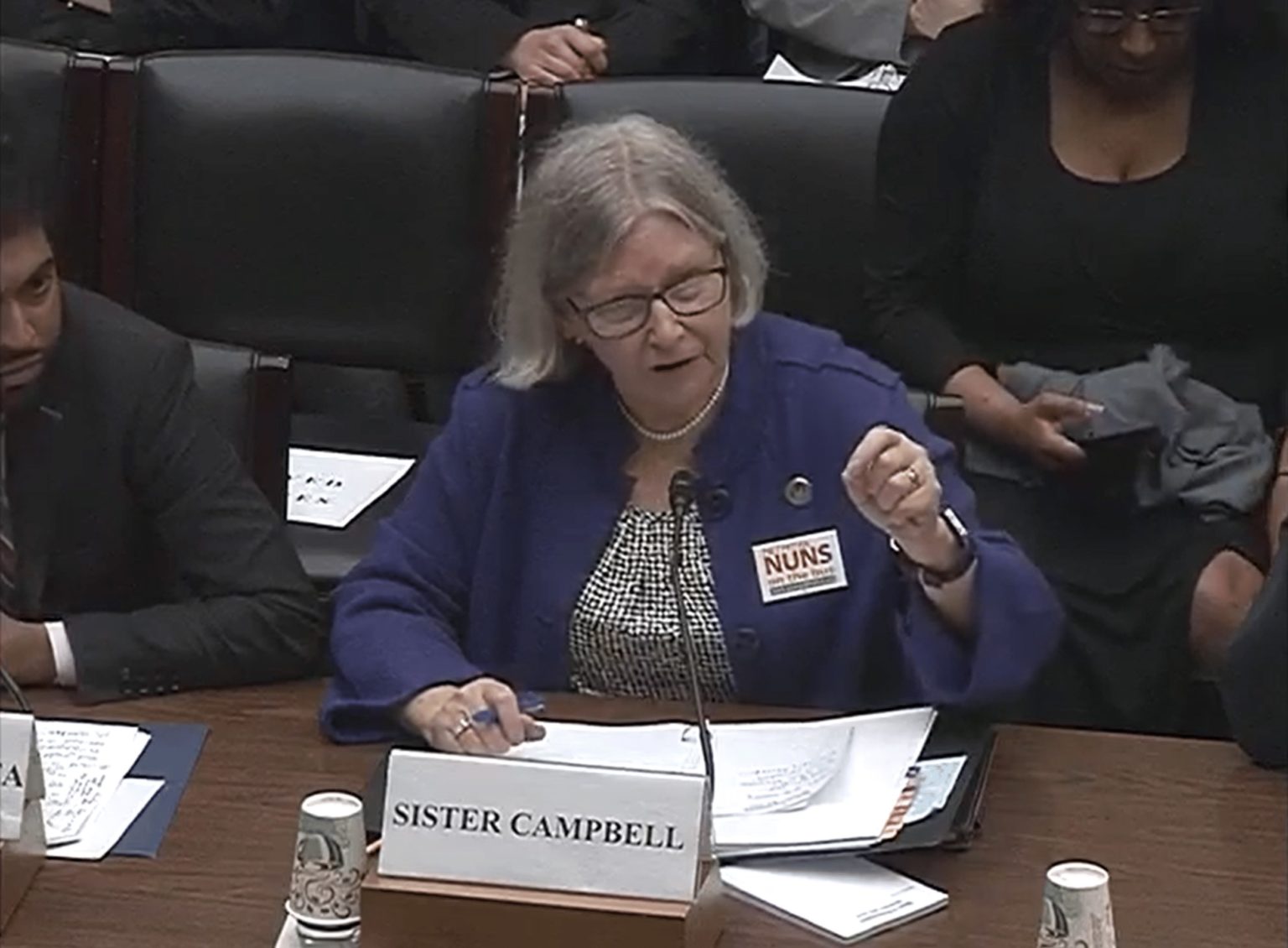 Sister Simone Campbell Testifies Alongside Rep. Ocasio-Cortez on Child ...