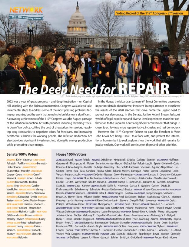 Deliver the 2022 Voting Record - NETWORK Lobby